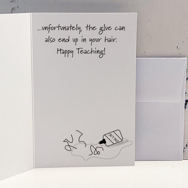 Funny Teacher Card Back to School Card Teacher Appreciation Card - Etsy