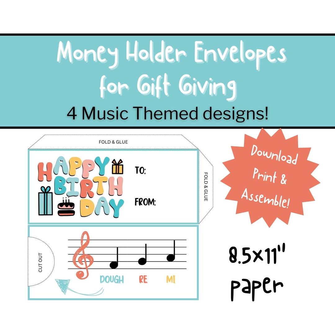 Money Gift Envelope | Birthday Money Holder | Funny Envelope for Gift ...