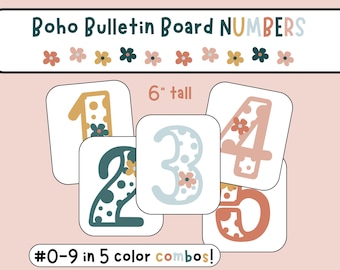 Boho Bulletin Board Letters for Classroom | Printable Letters for ...