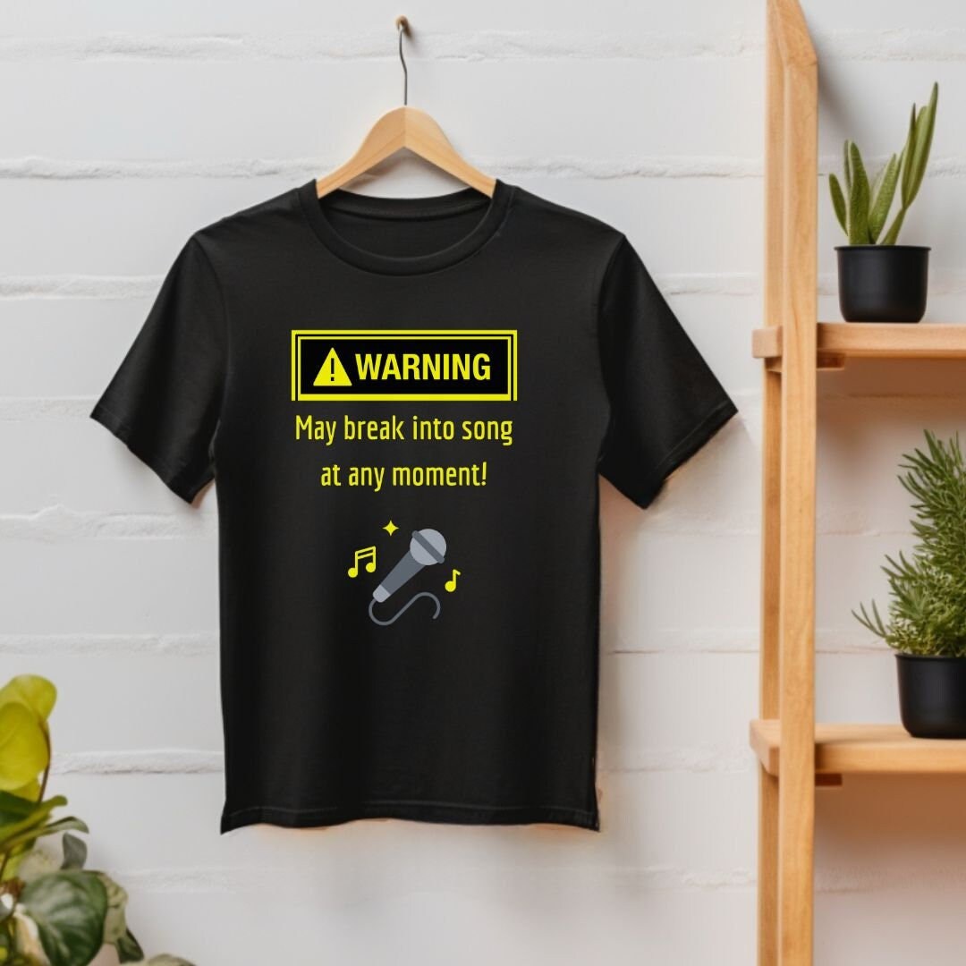 Singer Gift, Tshirt for Musician or Music Teacher, Music Lover Tee - Etsy
