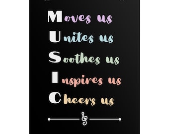 Inclusive Poster for Music Classroom | All Are Welcome Poster for Choir ...