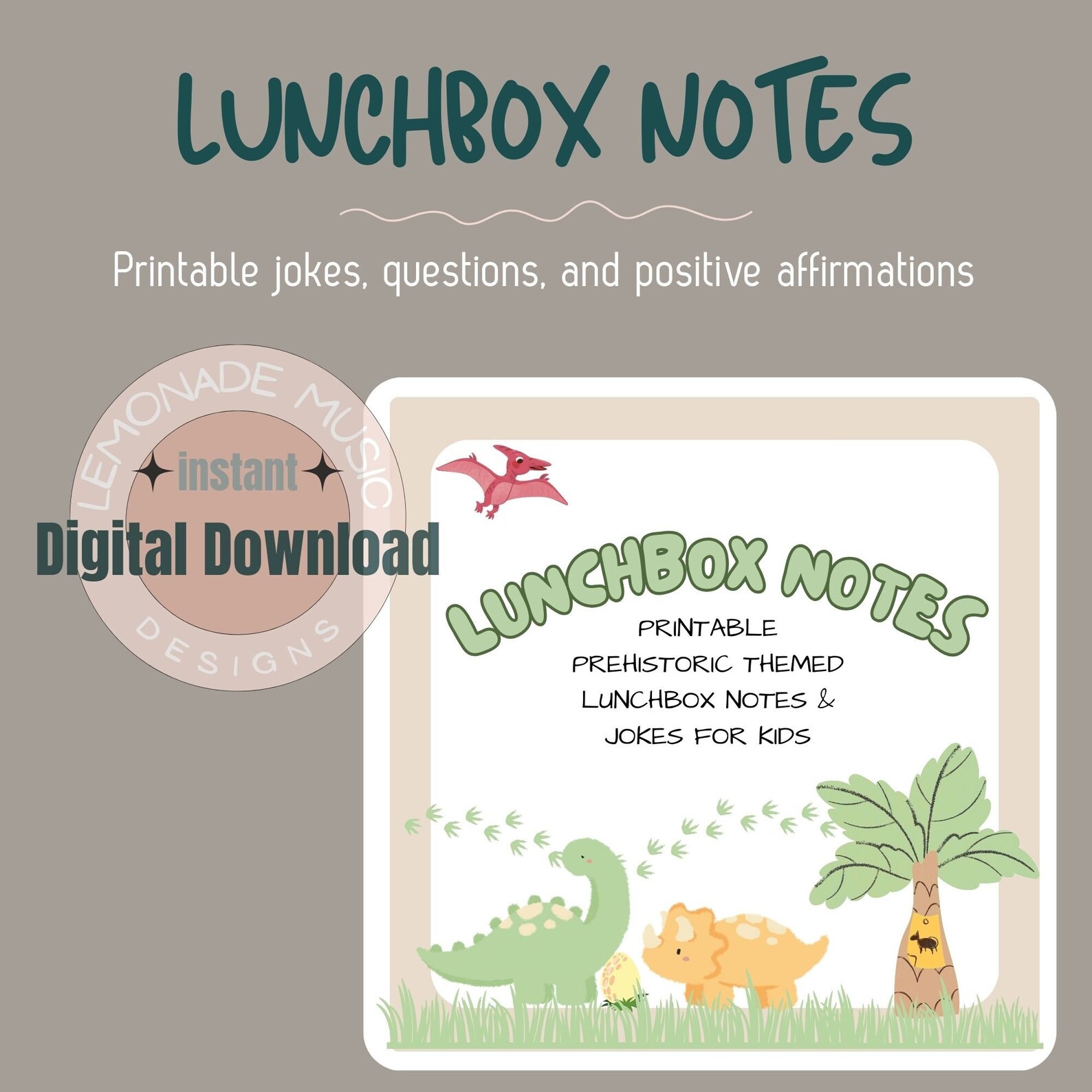 Lunchbox Jokes and Notes for Kids Digital Download Printable, Printable ...