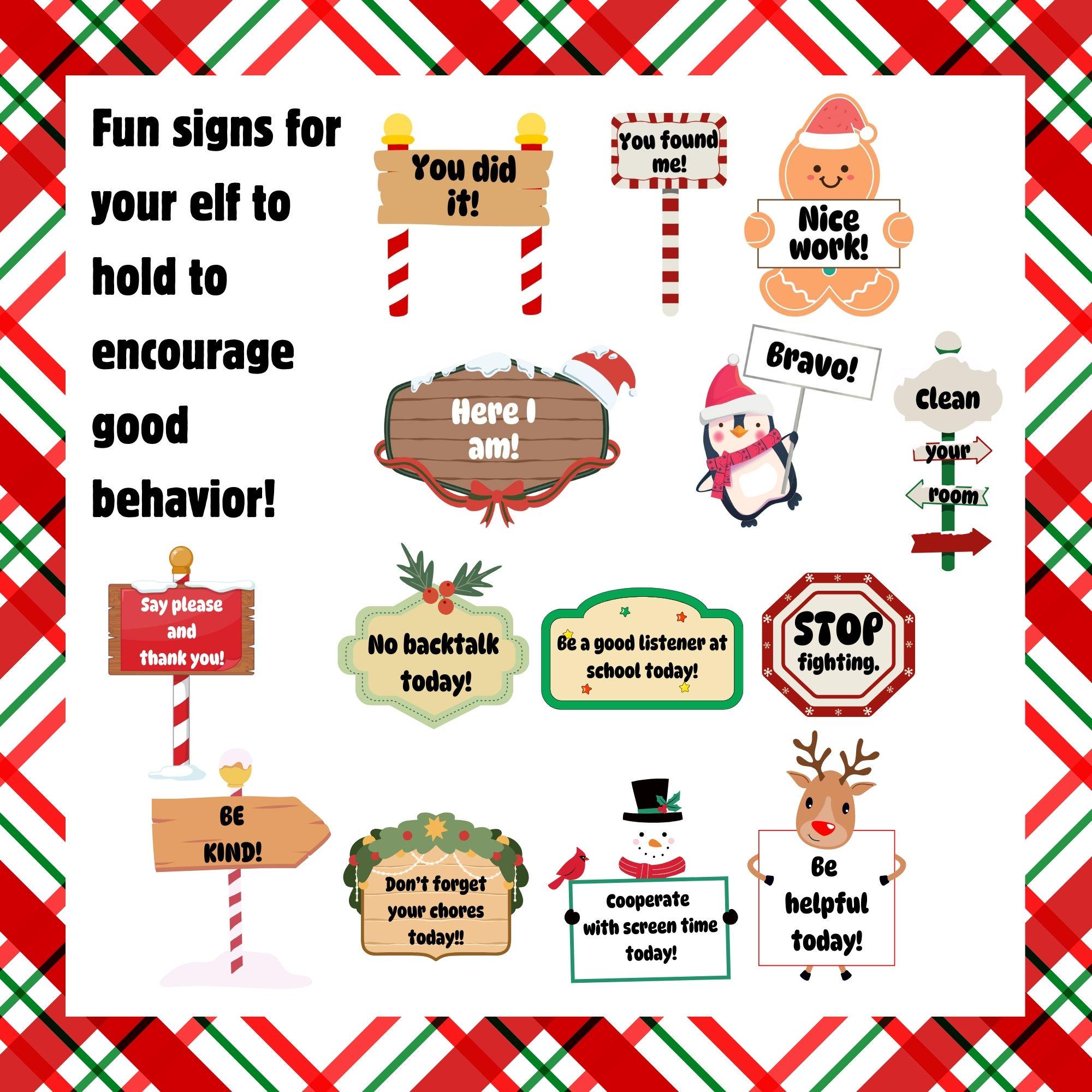 Christmas Elf Printable Hide and Seek Game | Easy Last Minute Elf ...