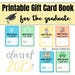 Graduation Gift Card Book | Printable Gift Card Holders for Graduation ...