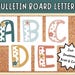 Boho Bulletin Board Letters for Classroom | Printable Letters for ...