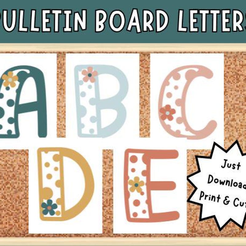 Bulletin Board Letters - Etsy