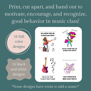 Printable Awards for Elementary Music | General Music Class Awards ...