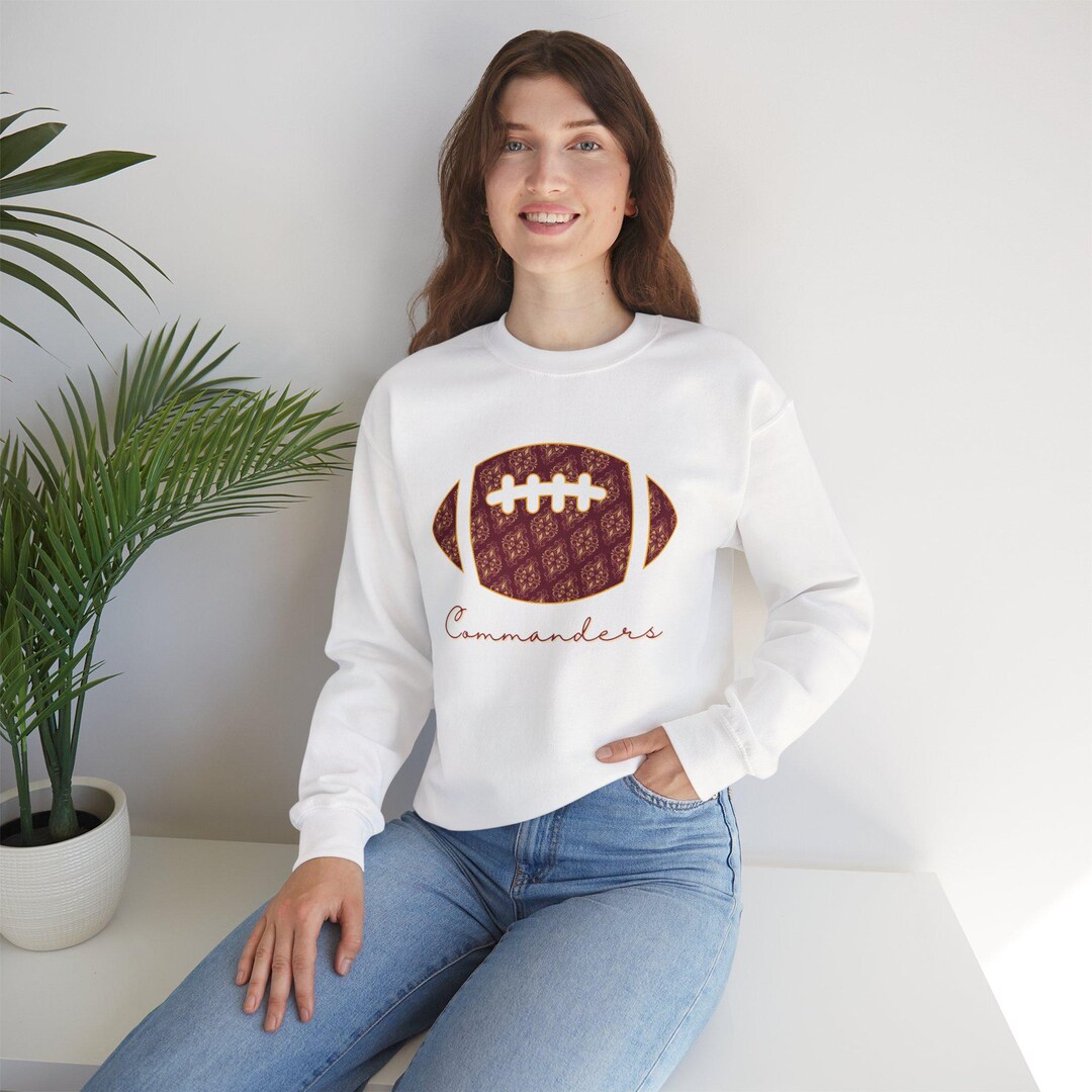 Washington Commanders Sweatshirt | Cute NFL Football Sweatshirt ...