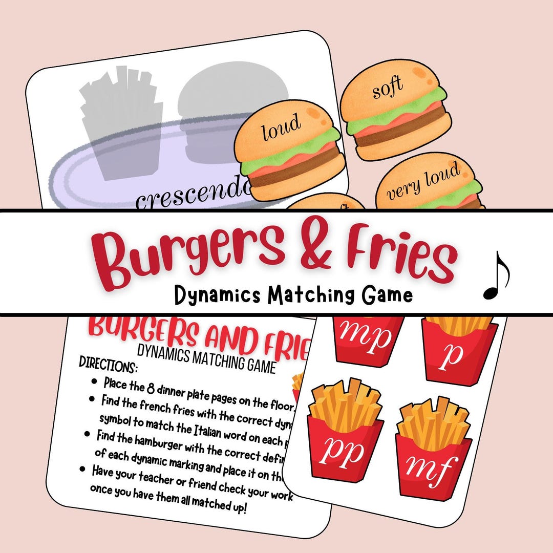 Burger and Fries Dynamics Matching Game for General Music Centers ...