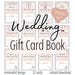 Printable Wedding Gift Card Book | Newlywed Gift Minimalist Design ...