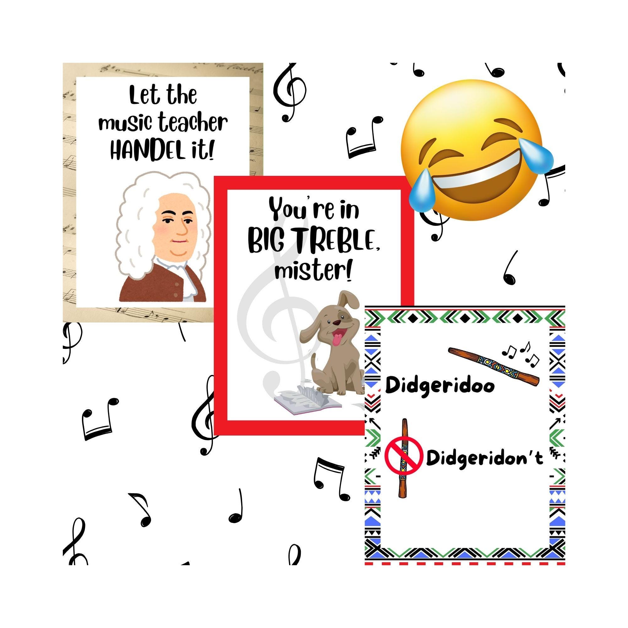Funny Printable Posters for the Music Room Elementary General Music ...
