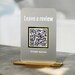 QR Code Sign, Google QR Code, Google Review Plaque, Google Card, Small ...