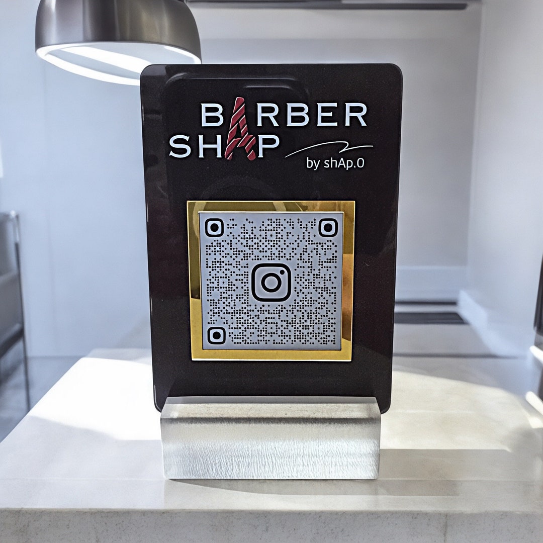 QR Code Display Sign, Acrylic Business Signs, Scan to Pay, Cafe Menu QR ...