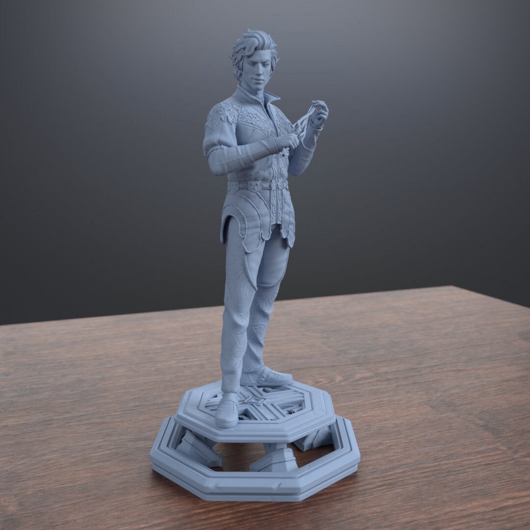 Astarion Baldur's Gate 3 Figurine 3D Printed Model Ready for Priming ...