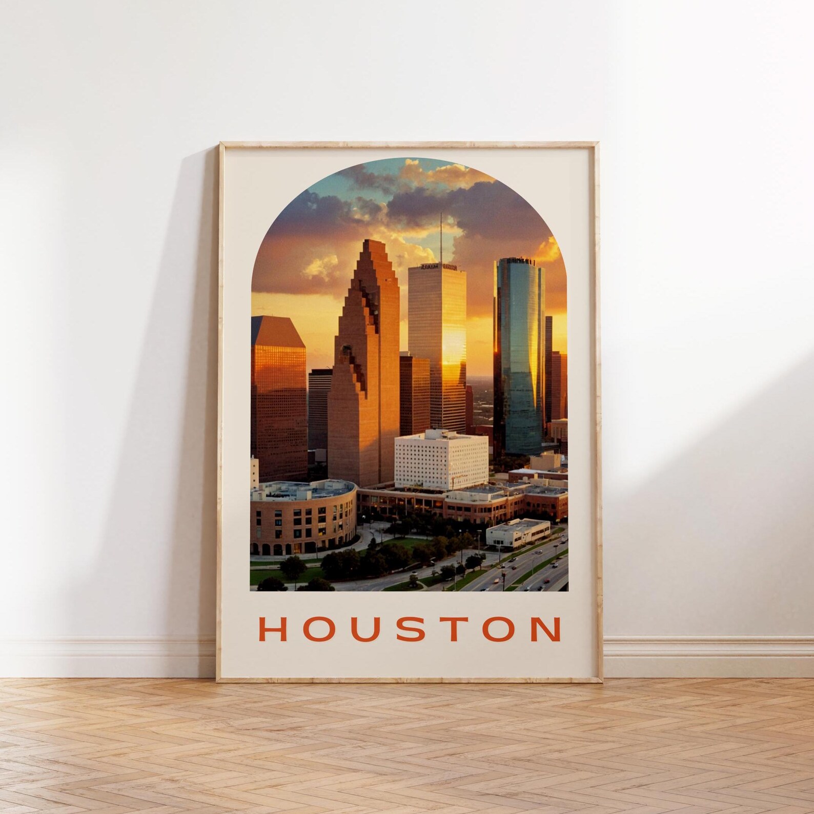 Houston Wall Art, Retro Houston Poster, Houston Poster, Houston Art ...