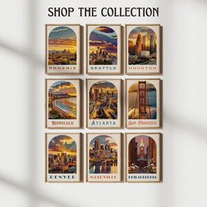 Atlanta Wall Art, Retro Atlanta Poster, Atlanta Poster, Atlanta Art ...