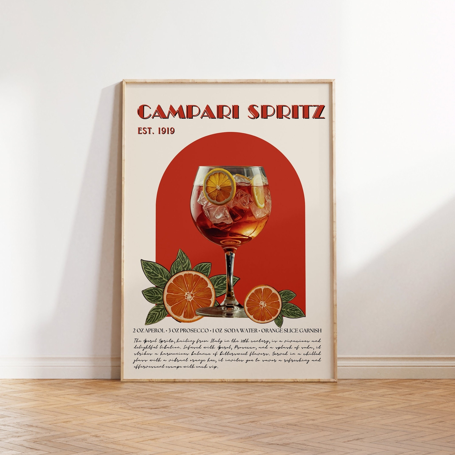 Campari Spritz Print, Campari Spritz Poster, Campari Poster, Campari ...