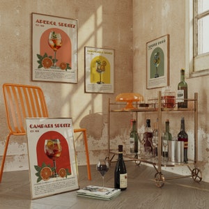 Campari Spritz Print, Campari Spritz Poster, Campari Poster, Campari ...