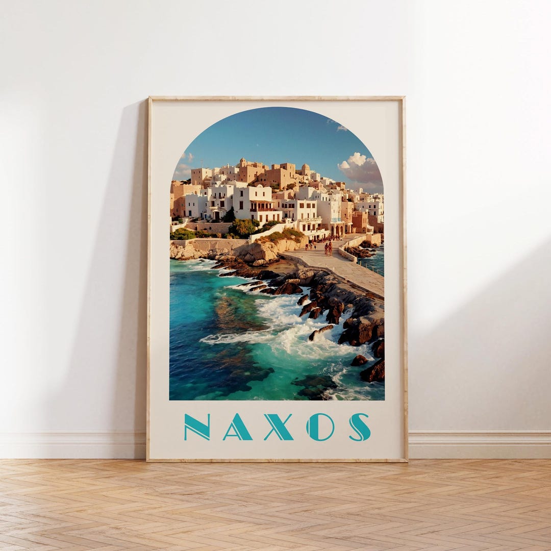 Naxos Greece Print, Naxos Greece Wall Art, Cyclades Greek Island Print ...