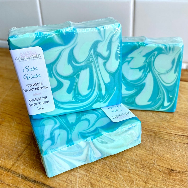Sister Water - Artisan Soap - Fresh Clean Water - Etsy