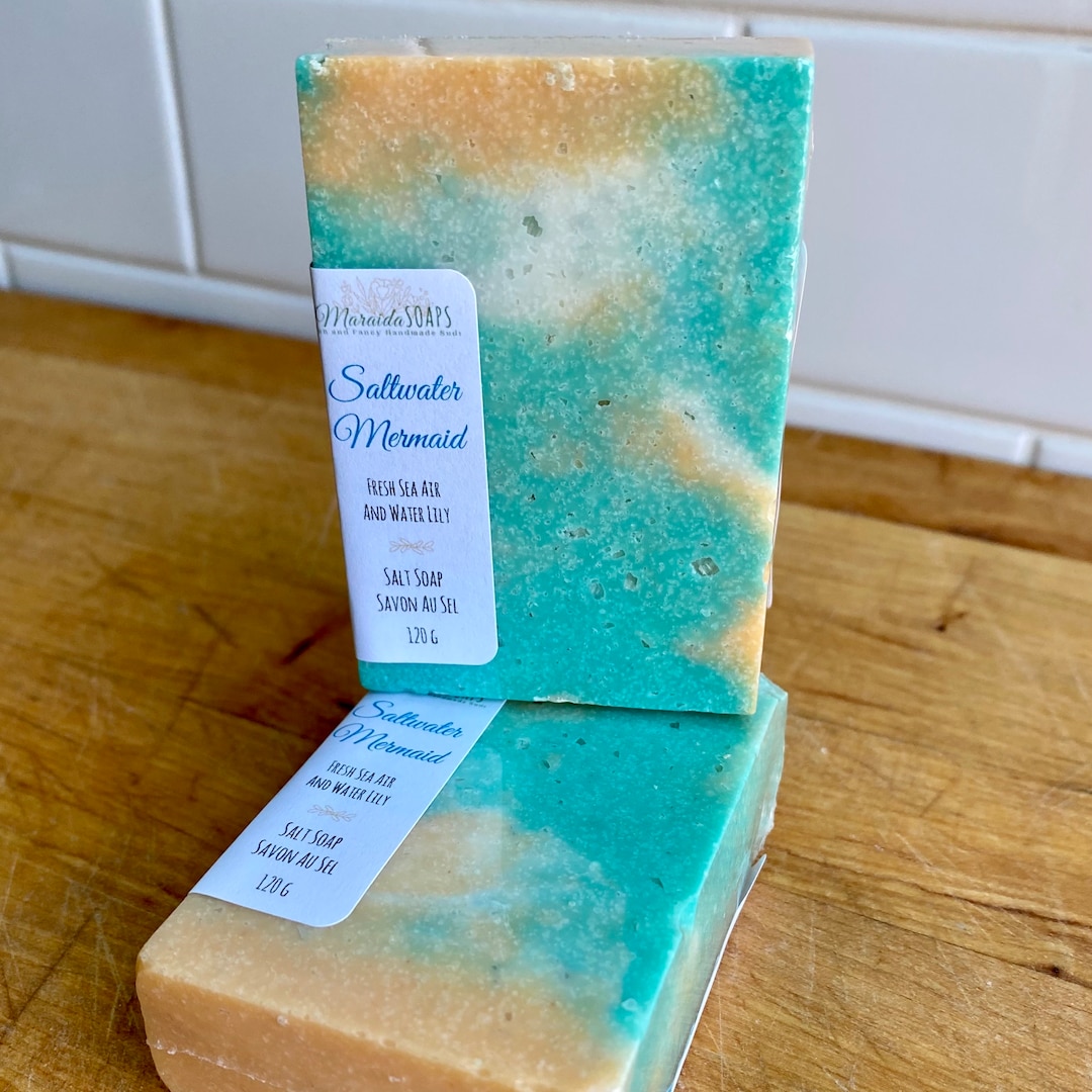 Spa Salt Soap Bars - Exfoliating Salt Bars - Black Sea, Saltwater ...