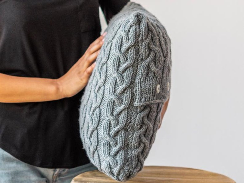KNITTING PATTERNS for Highland Cable Cushion Cover, Cushion Cover ...
