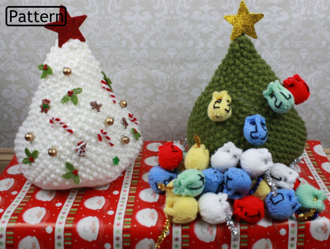 Knitting Pattern - Knitted Tree Pattern - Christmas Pattern - Xmas Tree ...