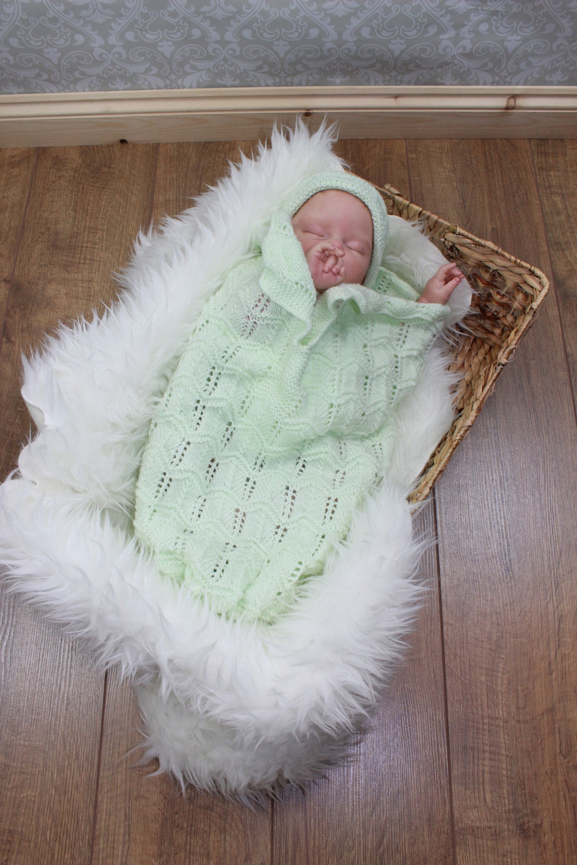 KNITTING PATTERN for Baby Cocoon Cocoon Knitting Pattern - Etsy Canada