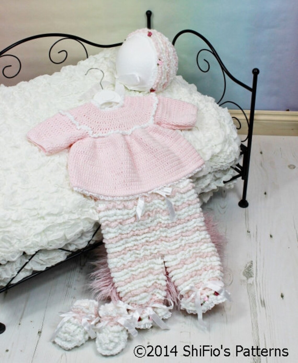 Crochet Pattern - Crochet Angel Top Pattern - Baby Hat Pattern - Baby ...