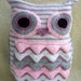 KNITTING PATTERN for Owl Cushion Cover Knitted Owl Pillow Cover Owl ...