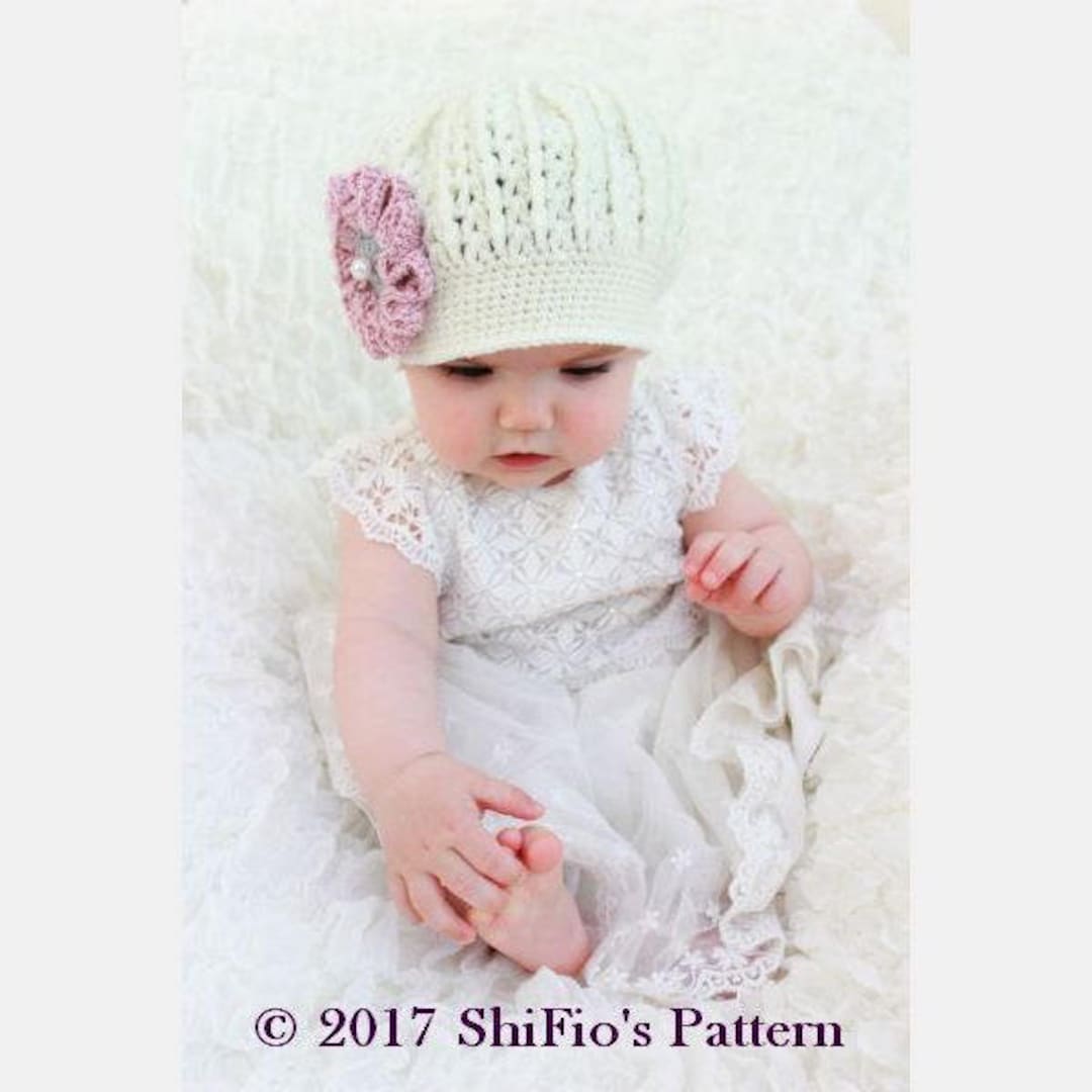 CROCHET PATTERN for "sarah" Beanie Crochet Pattern in 4 Sizes Baby ...