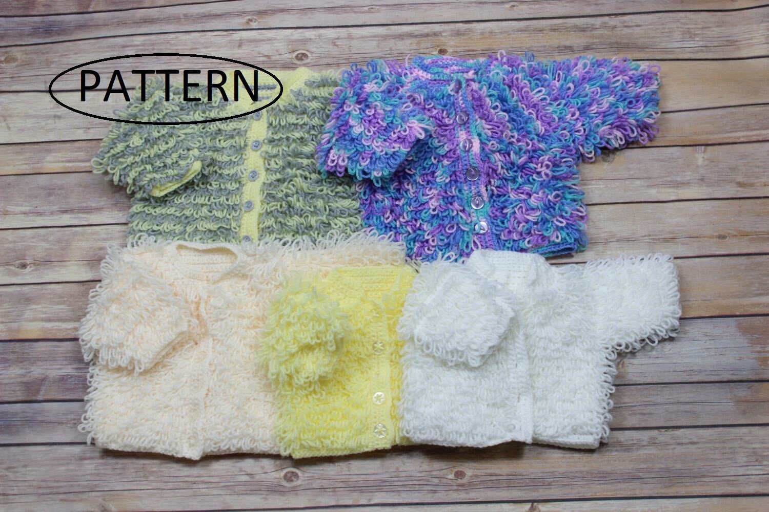 Crochet Pattern Crochet Cardigan Pattern Loopy Pattern | Etsy