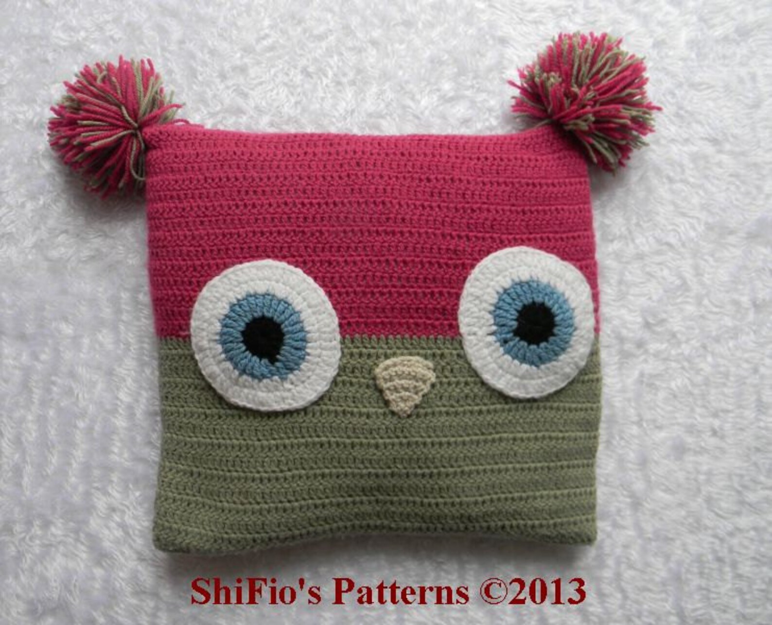 CROCHET PATTERN for Animal Cushions Pillow Owl Bear Chick | Etsy