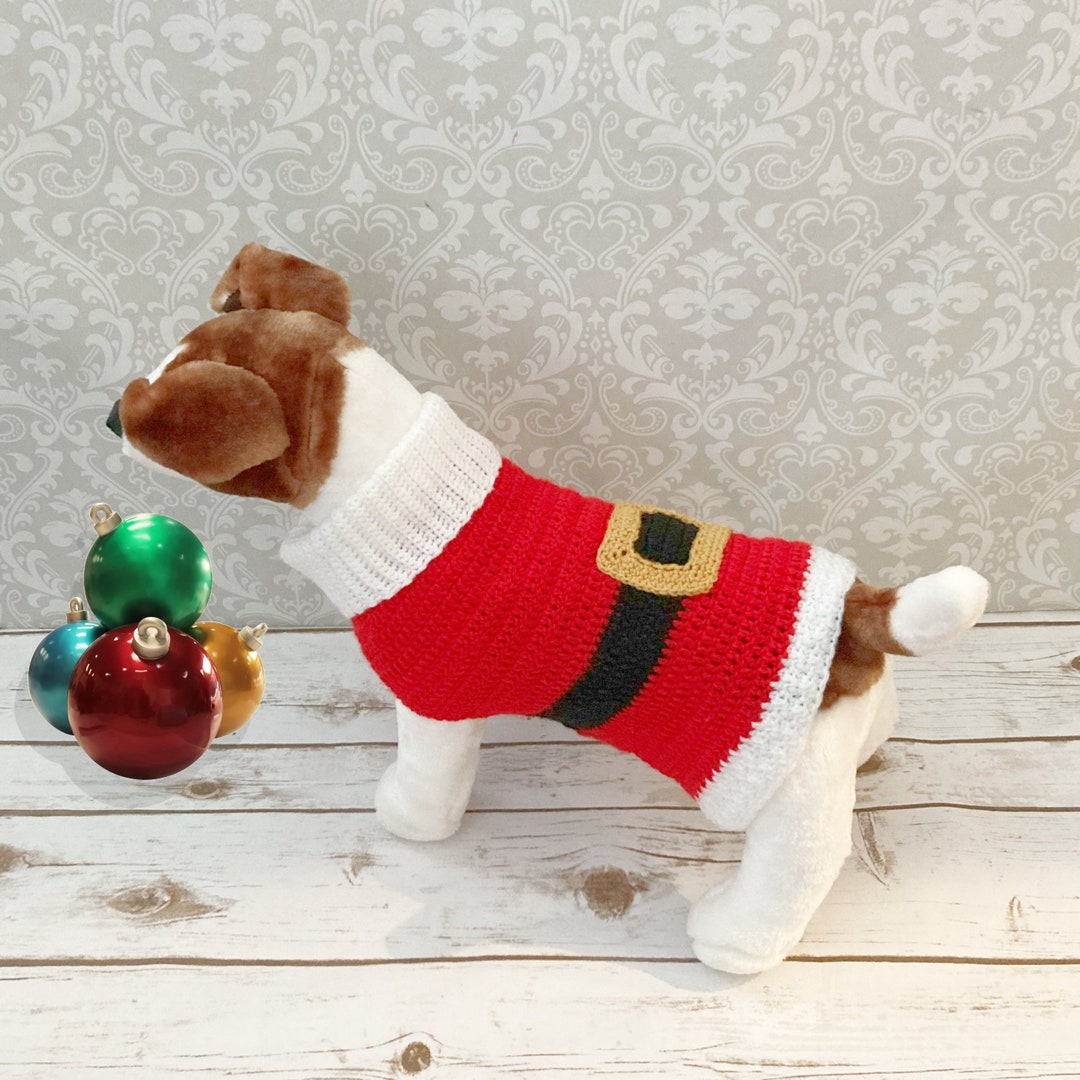 Crochet Pattern - Crochet Dog Sweater Pattern - Christmas Crochet ...