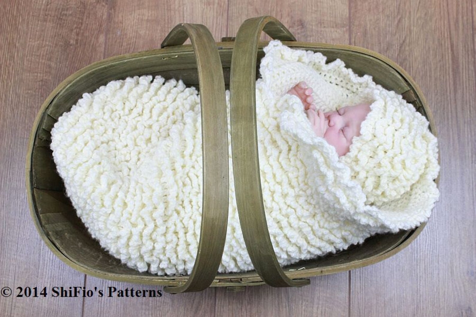 Crochet Pattern Baby Ruffled Cocoon Papoose Hat Baby - Etsy