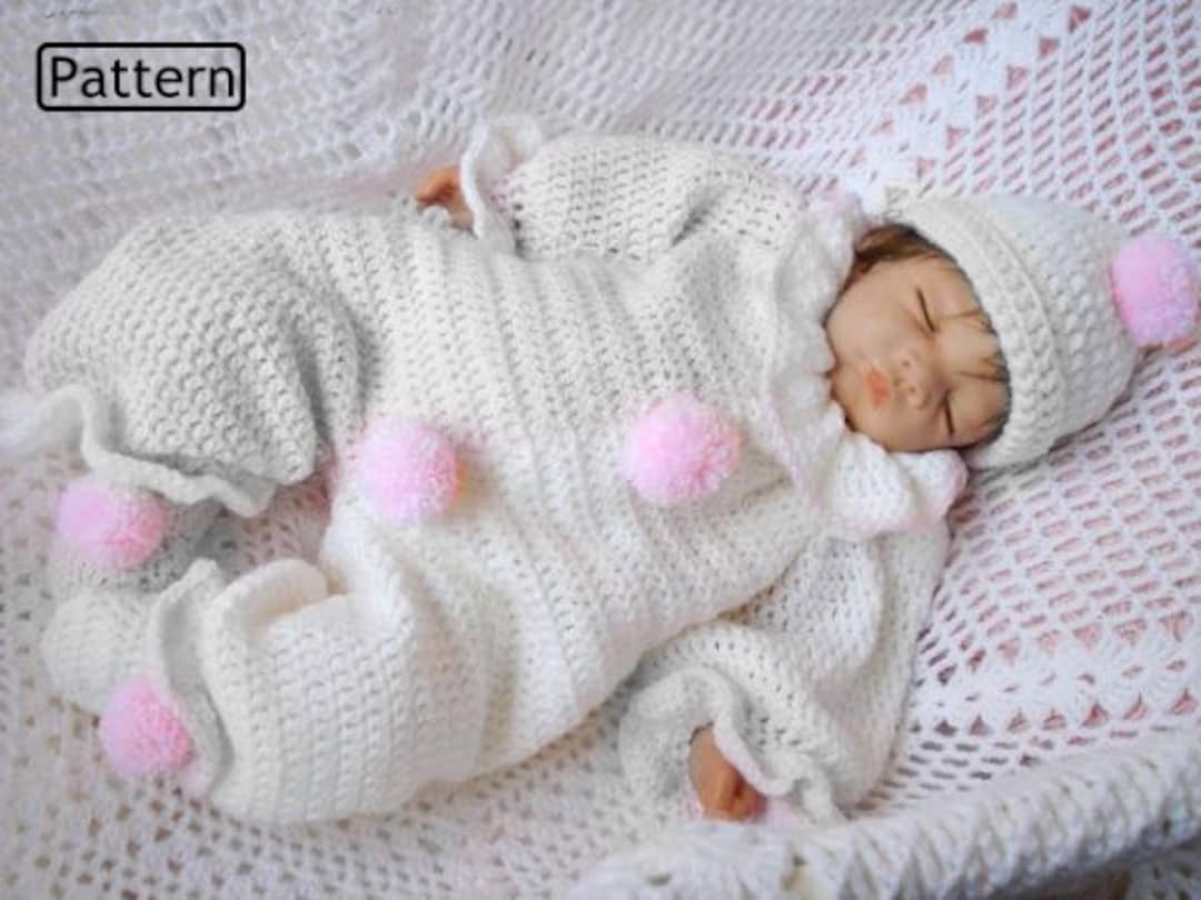 Crochet Pattern - Crochet Clown Suit Pattern - Halloween Pattern - Baby ...