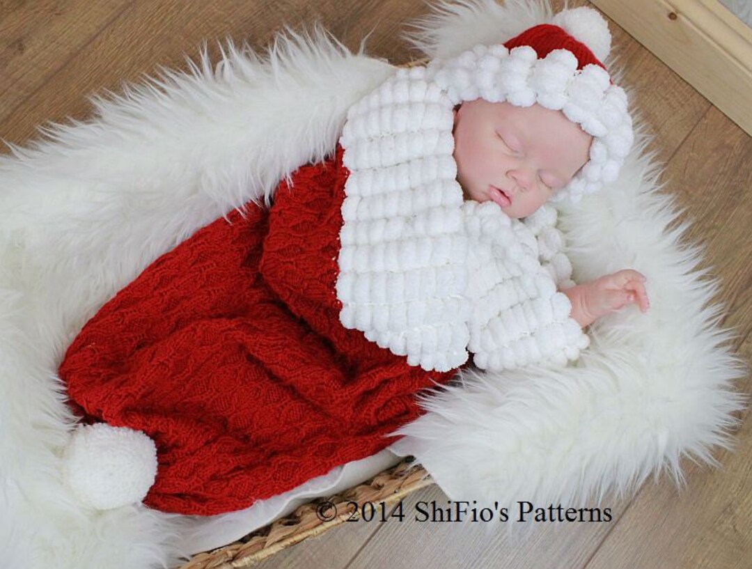 KNITTING PATTERN for Baby Papoose, Cocoon & Hat in 3 Sizes PDF 202 ...
