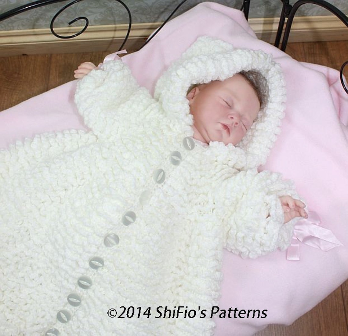 CROCHET PATTERN for Ruffled Snuggly Baby Sleeping Bag PDF 134 | Etsy