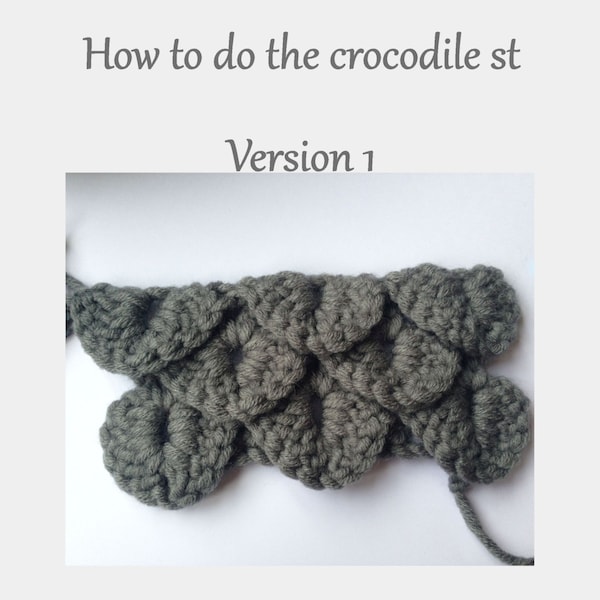 Crocodile Stitch - Etsy