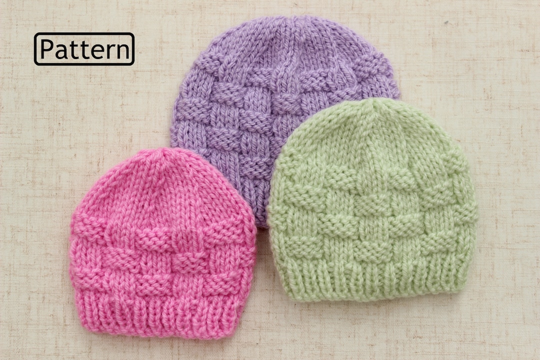Knitting Pattern for Preemie Babies Hats - Tiny, Premature and Newborn ...