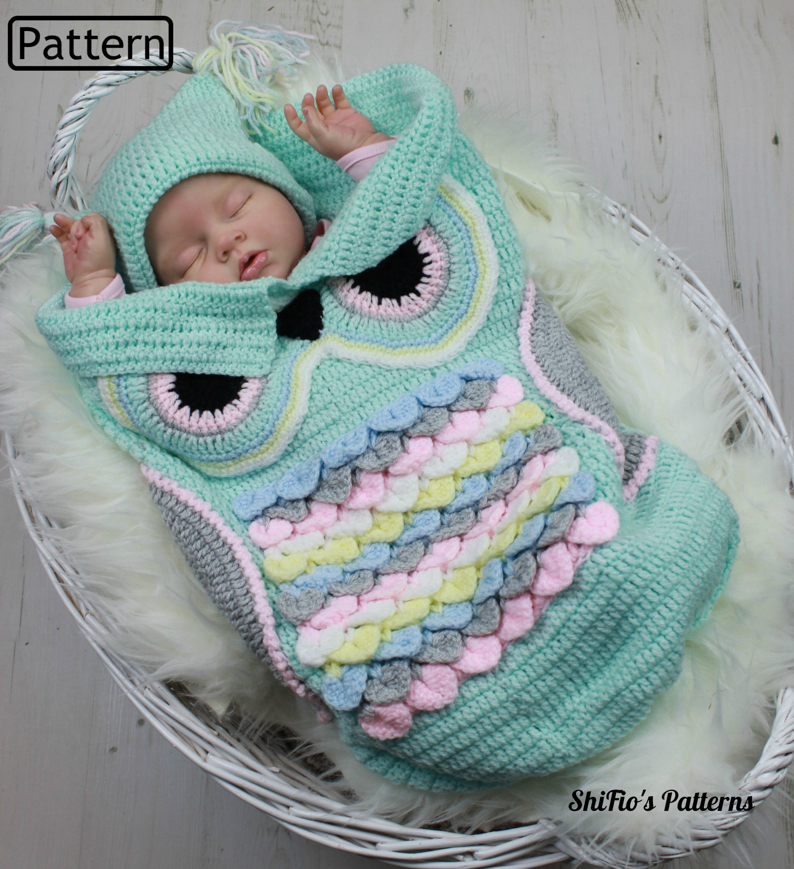 Crochet Pattern Crochet Owl Pattern Baby Owl Pattern Owl | Etsy