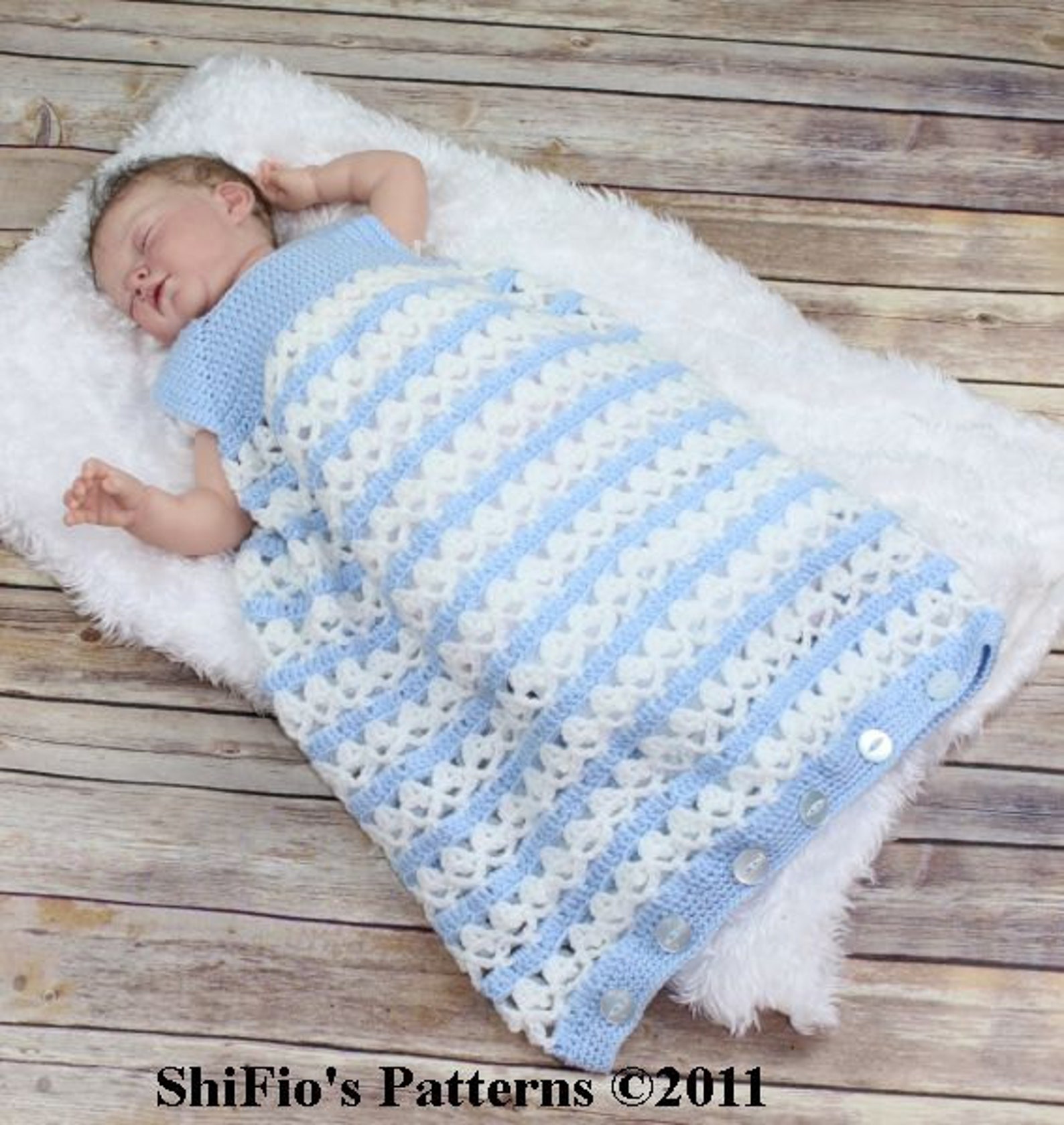 Crochet Pattern for Baby Baby Crochet Cocoon Pattern 2 | Etsy