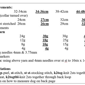 Knitting Pattern - Knitting Dog Outfit Pattern - Santa Dog Pattern - Dog Santa Jumper Pattern ...