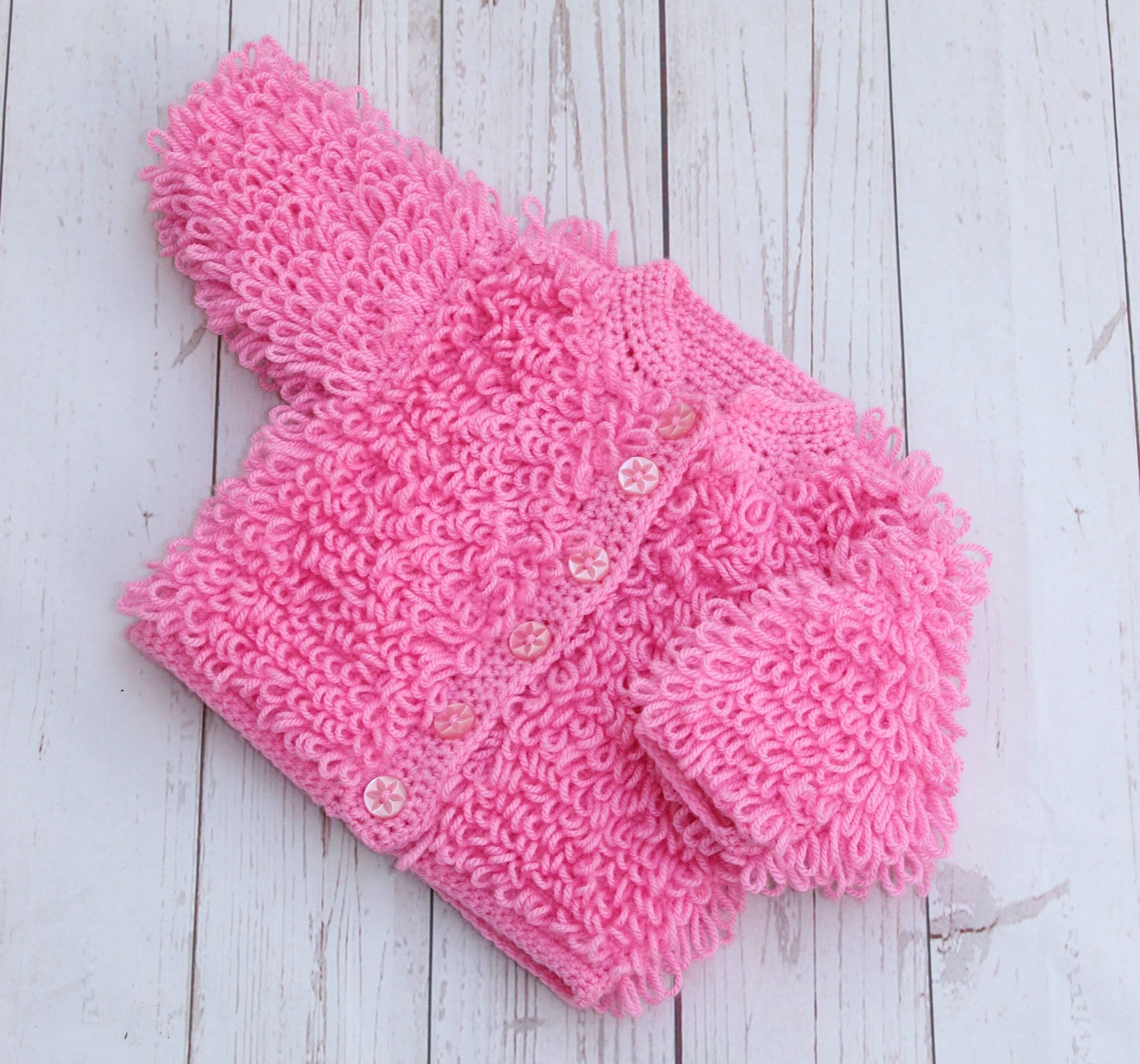 Crochet Pattern Crochet Cardigan Pattern Loopy Pattern | Etsy