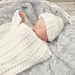 Knitting Pattern - Baby Cocoon - Papoose - Sleep Sack - Swaddling - Hat ...
