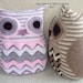KNITTING PATTERN for Owl Cushion Cover Knitted Owl Pillow Cover Owl ...