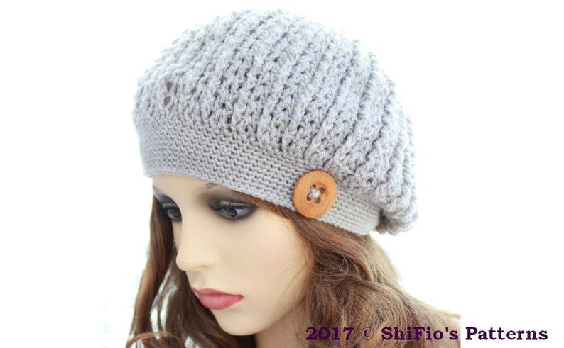 CROCHET PATTERN for "sarah" Beanie Crochet Pattern in 4 Sizes Baby ...