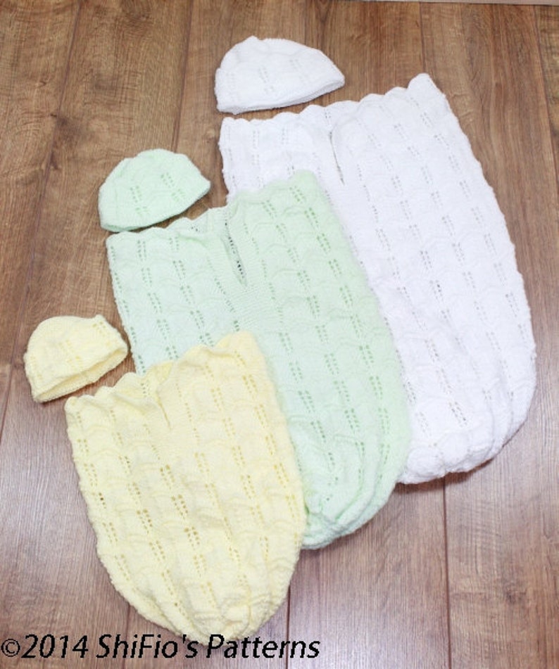 KNITTING PATTERN for Baby Cocoon Cocoon Knitting Pattern | Etsy