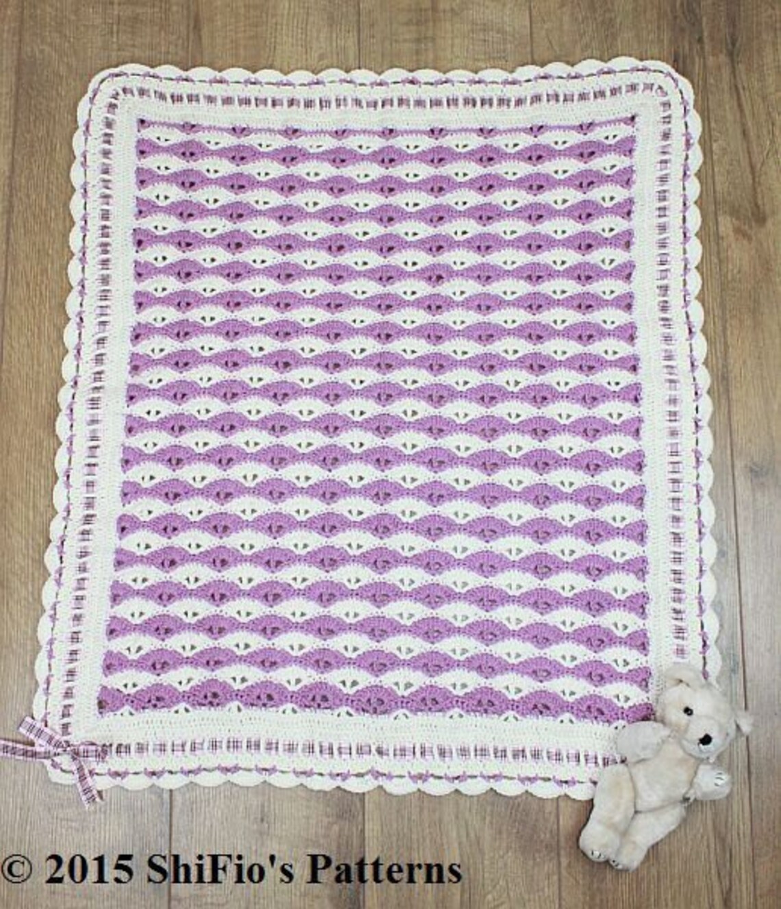 CROCHET PATTERN for Highland Heather Baby Afghan Crochet - Etsy
