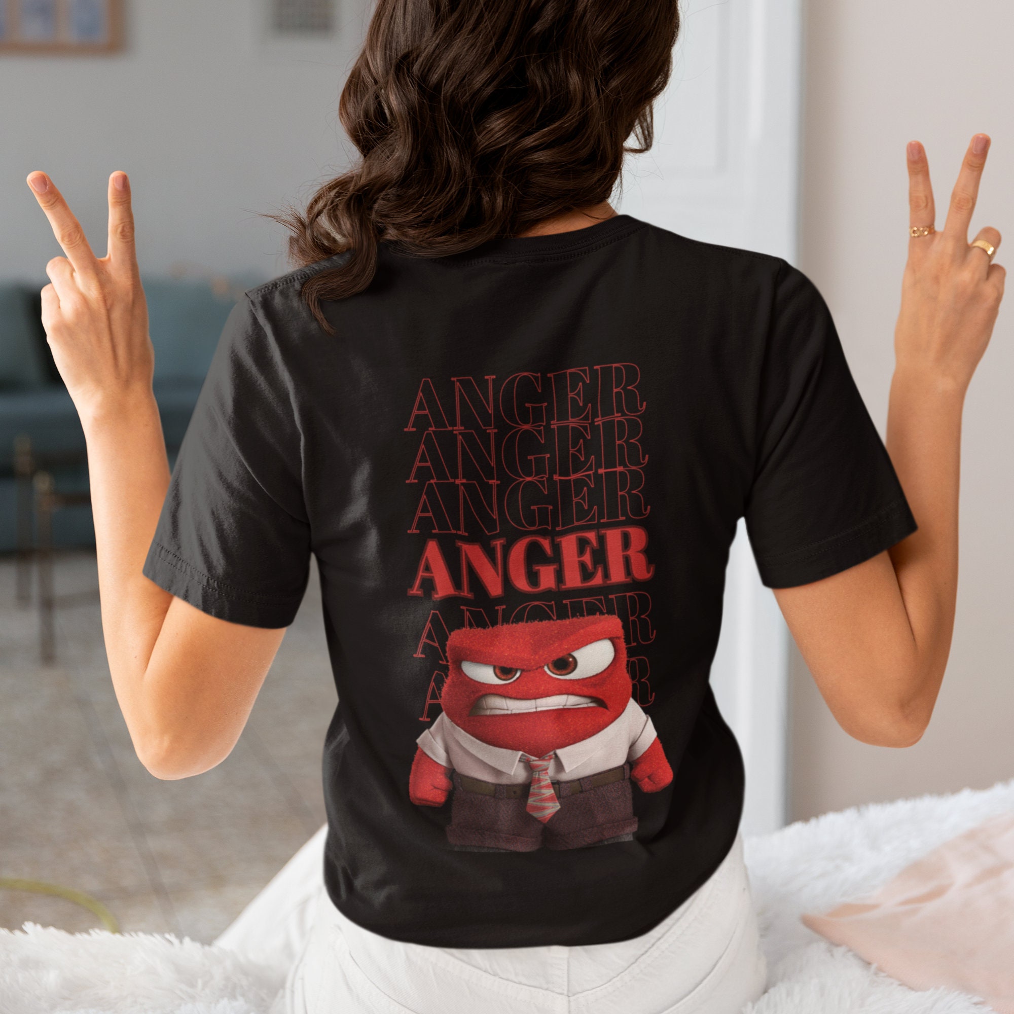 Disney Anger Inside Out 2 Shirt Inside Out 2 Characters Disneyland T ...